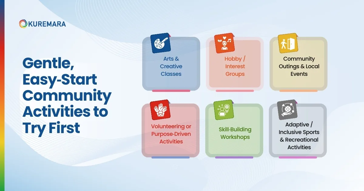 Struggling with Community Anxiety? Gentle Access Activities to Start With